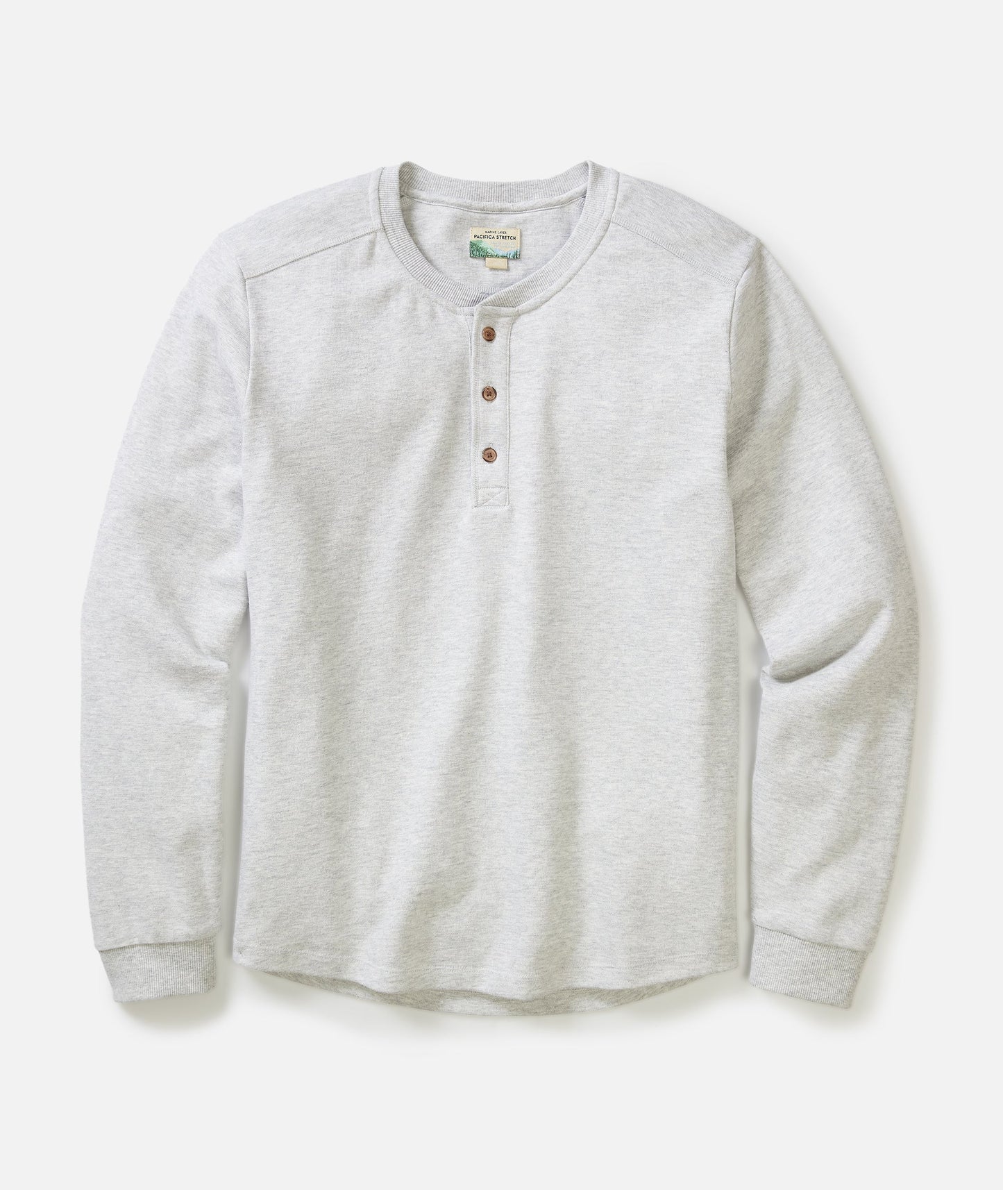 Pacifica Stretch Henley | Light Grey – Blue Dry Goods